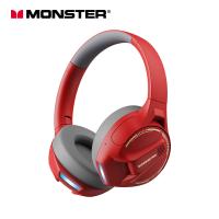 China Monster XKH03 Over Ear Headphones White Foldable Gaming Wireless Earphones for sale