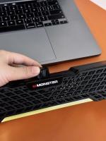 China Monster G02 Outdoor Bluetooth Speakers 45dB Sensitivity ODM With RGB LED Light for sale