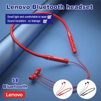 China CE Lenovo QE03 IPX4 Neckband Bluetooth Earphone Headset Waterproof for sale