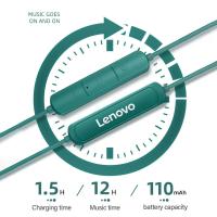 China Lenovo SH1 Wireless Neckband Headphone OEM Water Resistant Headphones for sale