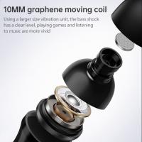 China FCC Dynamic Wired In Ear Earphones Lenovo QF320 Wired Noise Cancelling Earbuds for sale