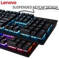China Lenovo TK230 Wired Mechanical Keyboard Mouse Device With RGB Keyboard Backlit for sale