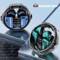 China Monster XKT10 Blue TWS Wireless Earbuds Type C Port Featuring Blue Yellow Green for sale