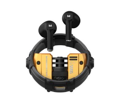 China Monster XKT10 Blue TWS Wireless Earbuds Type C Port Featuring Blue Yellow Green for sale