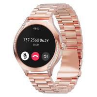 China 1.19'' Screen  T214 Gold Smart Watch With 30 Days Standby Time  Alloy Case for sale