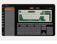 China Monster K1 Single White Light Mechanical Keyboard Mouse With Suspended Gasket For Typing for sale