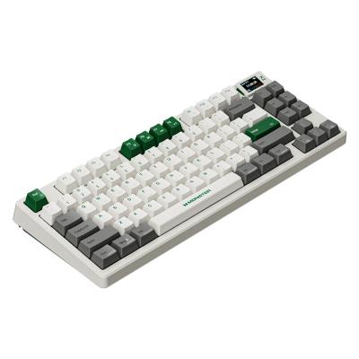 China Monster K2 Green ABS Mechanical Typing Mouse With 4000mah Battery for sale