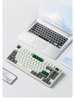 China 4000mah Battery Mechanical Keyboard Mouse With Type C USB Port ABS Keycap Material for sale