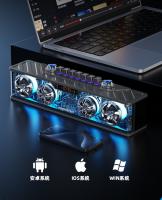 China G06 Colorful LED RGB Bluetooth Speaker V5.3 Monster Airmars G06 Multimedia Speaker 4000mAh for sale