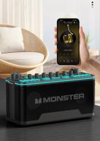 China Monster SK100  RGB LED Light Multimedia Bluetooth Speaker Standby Time 6 Month 2*80w Output Power for sale