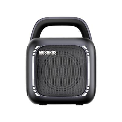 China Mosbros KaraBox  102mm 4Ω 50W RGB Bluetooth Speaker With Night Light 8-10H Playing Time 20Hz -20KHz Frenquency for sale