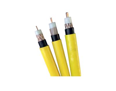 China SLYWV-50-10, SLYWV-50-7, SLYWV-75-10 Braided Outer Conductor Leaky Feeder Coaxial Cable for sale
