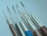 China Solid PTFE High-Temperature RF Coaxial Cable for Instrumentation and RF Signal Transmission for sale