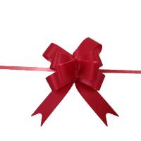 China Party Decoration Butterfly Silver Pull Bows 18mm Matte Material for sale