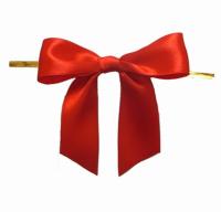 China 3 inch Satin Ribbon Bow Tie for sale