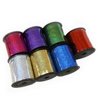China 450m Plastic Ribbon Roll Holographic Customized Balloon Decoration for sale