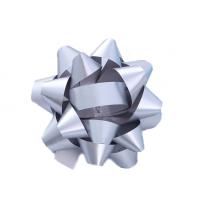 China Gift Decoration 4inch Star Ribbon Bow Plastic Metallic Bows OEM for sale