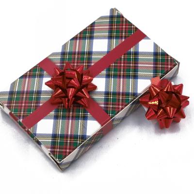 China OEM 1.25inch Plastic Red Gift Wrapping Ribbon Bows For Presents for sale