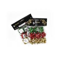 China 2inch Gift Decoration Star Ribbon Bow Red Green Color Pink Bows For Presents for sale