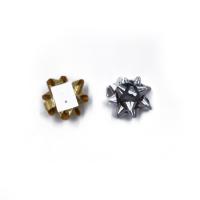 China 1inch Star Plastic Ribbon Bow Metallic Gift Wrapping Decoration for sale