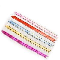 China Gift Wrap Plastic Instant Pull Bows Butterfly 18mm Gold Lines for sale