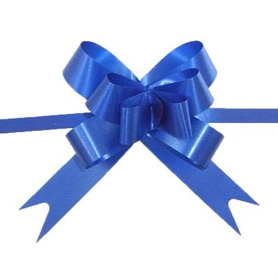China 18mm Gift Wrap Plastic Ribbon Pull Bows Butterfly Polypropylene Bow for sale
