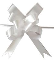 China 19mm Gift Packing Ribbon Pull Bows Polypropylene Gold Pull Flower Ribbon for sale
