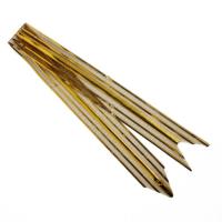 China 6inches Metallic Organza Gold Pull Bows Party home Decoration for sale