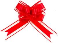 China Oem Odm 32mm Gift Box Decoration Red Pull Bows For Gift Baskets for sale