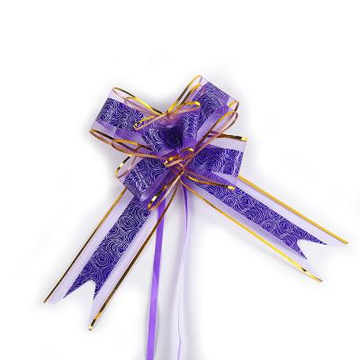 China Plastic Butterfly Curling Ribbon Pull Bows 6in Gift Wrapping Decoration for sale