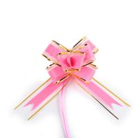 China 6inches Gift Wrap Plastic Ribbon Pull Bows Butterfly Pull Bow For Gift Decoration for sale
