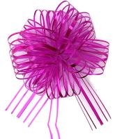 China 5 Lines Matte Metallic Large Pull Bows 6 Inch Pull Bows For Gift Baskets for sale