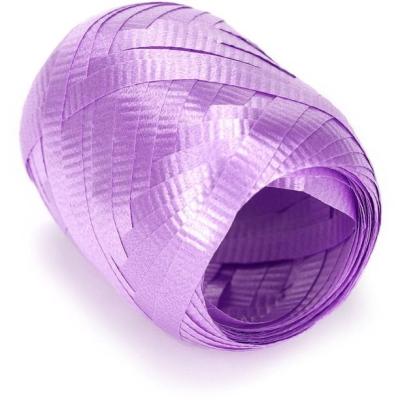 China Mini Balloon Curling Ribbon Egg Purple 5mm*10m With Crimped for sale