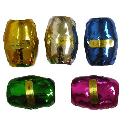 China 5mm*20m Gift Wrap Plastic Curling Ribbon Egg Mini Balloon For Decoration for sale
