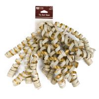 China Christmas Decoration curly gift bows Glitter Color Party Wrap Ribbon 15cm for sale