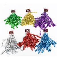 China Holographic Color Curly Ribbon Gift Bow 15cm Box Decorations for sale