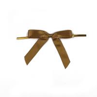 China Gift Wrapping Decoration Ribbon Bow Tie Hairpin Satin 3in for sale