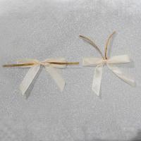 China Gift Wrapping Decoration Ribbon Bow Tie Hairpin Satin 3in for sale