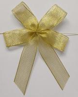 China 6inches Pre Tied Ribbon Bow Tie With Elastic Loop For Wrapping Pet Bone for sale