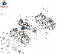 China Sany Original Tandem Piston Pump Assembly K7V280DTH1M3L-0E01-V
Sany Part Number: 150106010111A
Applicable Models: SY1250H, SY1350H for sale