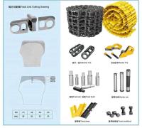 China Genuine XCMG335/490 Undercarriage Parts, full range of XCMG spare parts available. for sale