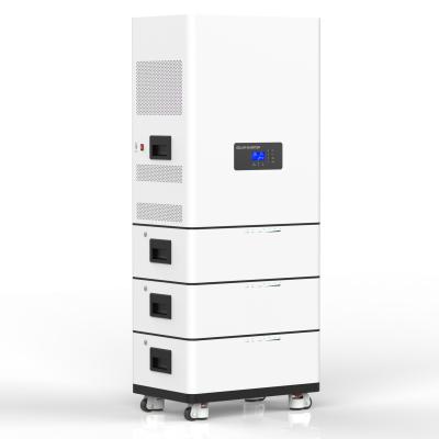 China RJ TECH 16.6kwh 24.9kwh 33.2kwh lifepo4 battery 10KW Hybrid Inverter WIFI BESS All in one for sale