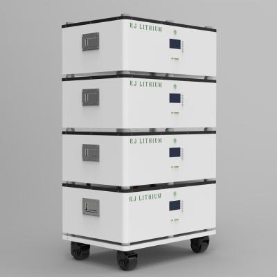 China RJ TECH 24V 48V 10kWH 60KWH LFP battery for Sungrow off grid inverter SG5K-D SG6K-D SG8K-D CE UL Certified for sale