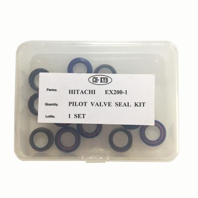 China NBR Material Valve Seal Kit STD Size For Hitachi Ex200 Excavator for sale
