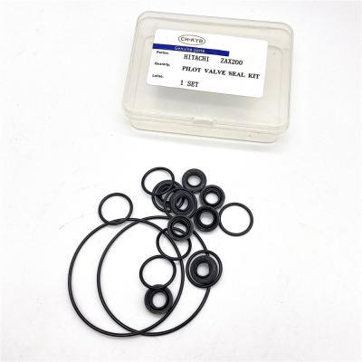 China NBR Hydraulic Oil Seal Kit 10*17*5.5 ZAX200-1 For Hitachi Valve for sale
