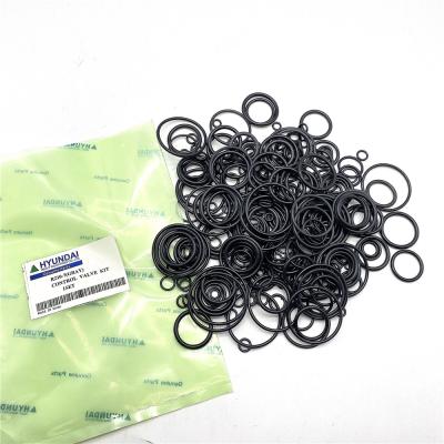 China Nitrile Rubber Mechanical Seal Kit , R210-7 Valve Hyundai Excavator Spare Parts for sale