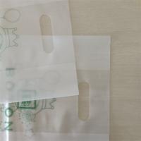 China Transparent Handle Bag Hdpe Plastic Bag Die Cut Polybag ODM/OEM Printed Shopping Bags for sale