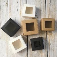 China Square Transparent Craft Paper Accessory White Card Present Gift Direct and Hot Stamping for sale
