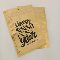 China Laminated Multiple Layer Plastic Aluminum Foil Bag Zip Lock Mylar Bag 0.08MM Thickness for sale