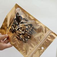 China Laminated Multiple Layer Plastic Aluminum Foil Bag Zip Lock Mylar Bag 0.08MM Thickness for sale